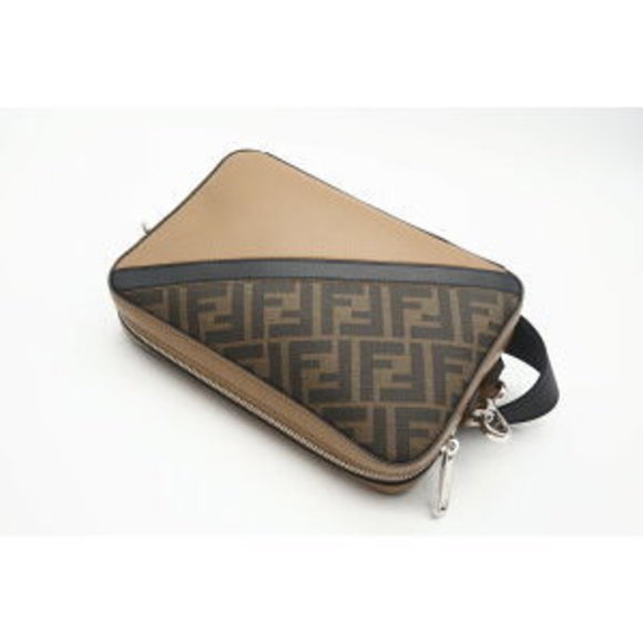 Fendi | Bags | Fendi Case Diagonal Bag Camera Brown Beige Shoulder ...